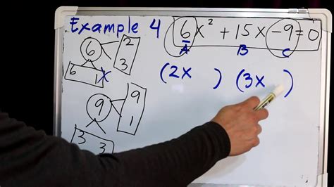 Factorizing Quadratic Equation Part 2 Youtube