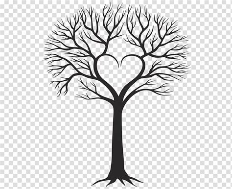 Tree Roots Drawing Heart