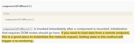 reactjs making an async api call on componentdidmount stack overflow