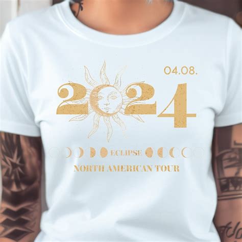Total Solar Eclipse T Shirt 2024 Eclipse Shirt Eclipse North American