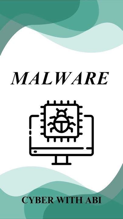 What Is Malware Cyber With Abi Techshorts Malware Cybersecurity Youtube