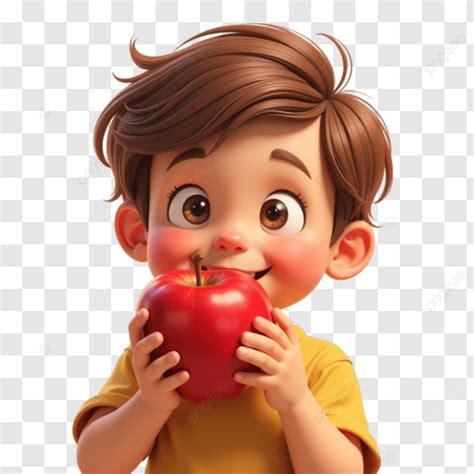 طفل يأكل التفاح القصاصات الفنية التوضيح طفل يأكل التفاح القصاصات