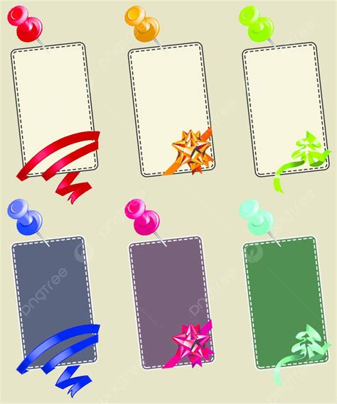 Note Papers With Pin Blank Plastic Pin Vector Blank Plastic Pin Png