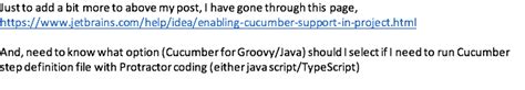 Configuring Cucumber In Intellij Idea For Protractor Ides Support Intellij Platform Jetbrains