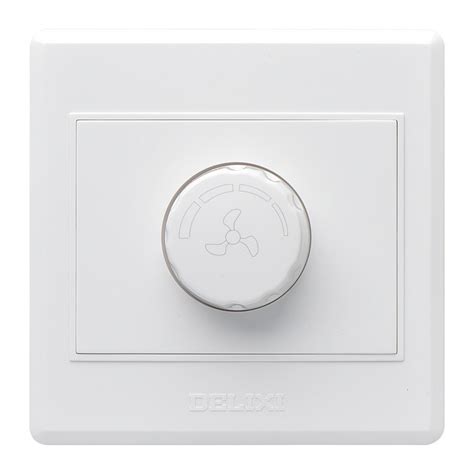 Delixi Concealed Ceiling Fan Speed Controller Stepless Variable Speed Switch