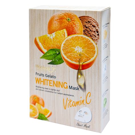 Тканинна маска Wokali Vitamin C Fruits Gelato Whitening Mask з ...