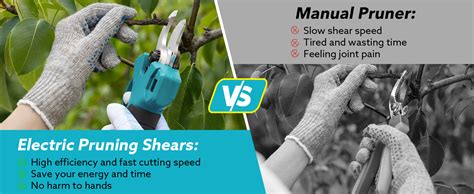 Electric Pruning Shears Cordless For Gardening 12