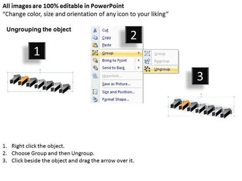Explain Parallel Processing 7 Stages Arrow Data Flow Diagram Powerpoint Slides
