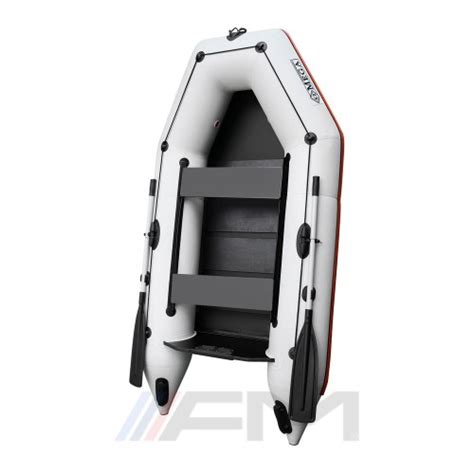 Omega Надуваема моторна лодка с твърдо дъно 270 M S Light светло сив Dl270 17 4 20