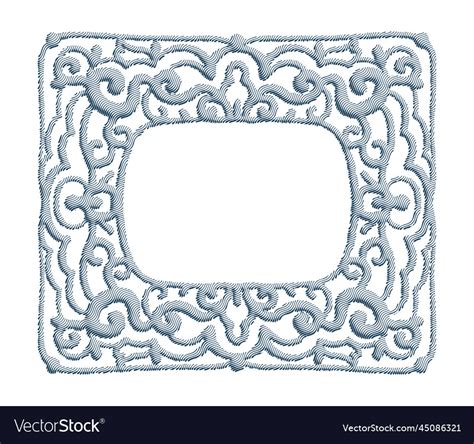 Monochrome Frames In Retro Style Royalty Free Vector Image