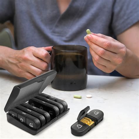 Weekly Pill Organizer 3 Times A Day 7 Day Medication Box With 21