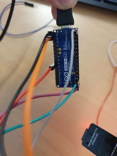 Dfr0229 Sd Card Module And Arduino Nano Ble 33 Sense Storage