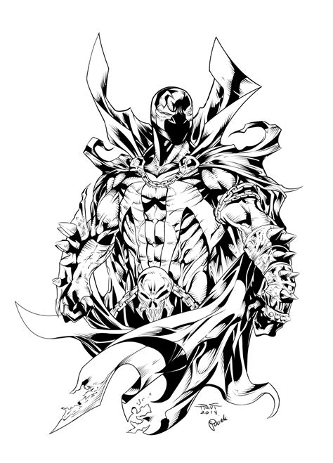 Spawn Ink By Puciek On Deviantart Comic Book Artwork Comic Art Spawn