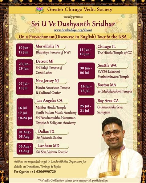 Dushyanth Sridhar On Linkedin Ustour2022 Gcvedic Astikas