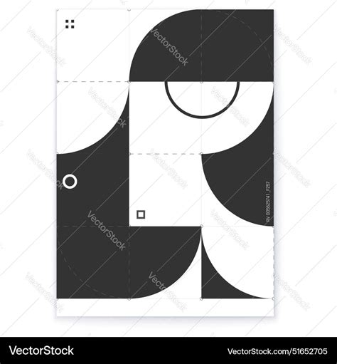 Monochrome Data Visualization Matrix Royalty Free Vector