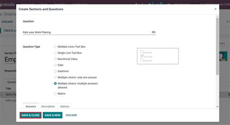 How To Create Surveys Using The Odoo 15 Appraisals Module