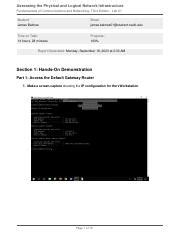 Understanding Network Infrastructure Assessment In Course Hero