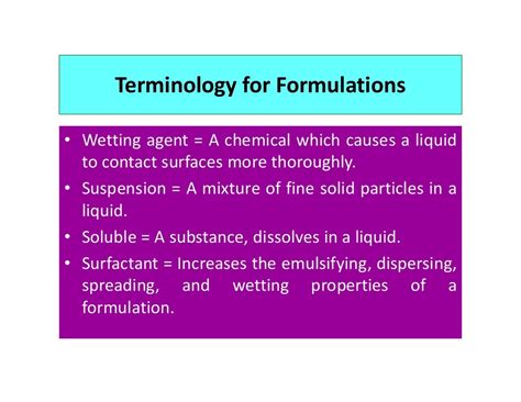 Pesticide Formulation