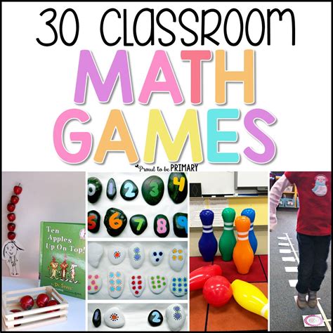 Classroom Math Games For Memorable Fun Proud To Be Primary