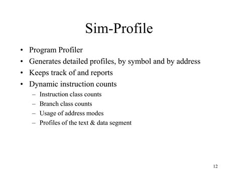 Ppt Introduction To Simplescalar Based On Simplescalar Tutorial Powerpoint Presentation Id