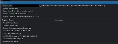 Blazor Initializer Scripts Are Cached When They Clearly Have Been Changed Issue
