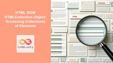 Html Dom Ul Object Accessing Unordered List Elements Codelucky