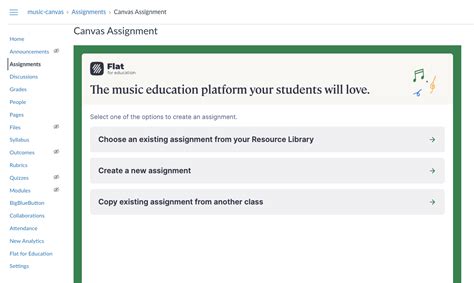 [legacy] Assignments With Canvas Lms Flat For Education