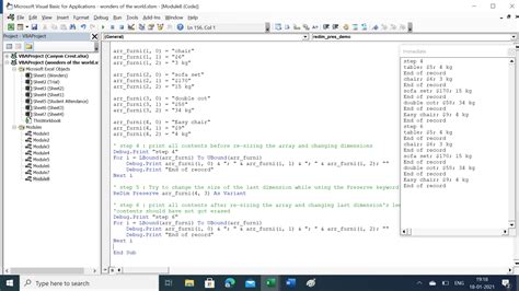 How Do You Redim A Multidimensional Array VBA And VB Net Tutorials Education And Programming