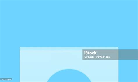 기하학적 플랫폼 블루 아치 기초 쇼케이스 받침대 3d 디자인 제품 프리젠 테이션 벡터 3차원 형태에 대한 스톡 벡터 아트 및