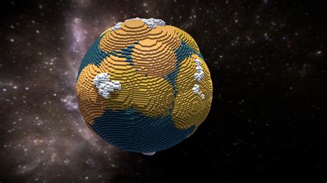 Generated Voxel Planet Download Free 3d Model By Kronpano 27d21f3