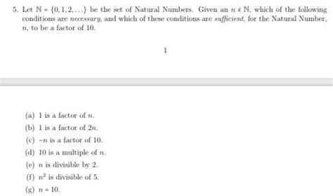 Solved Let N Be The Set Of Natural Numbers Chegg