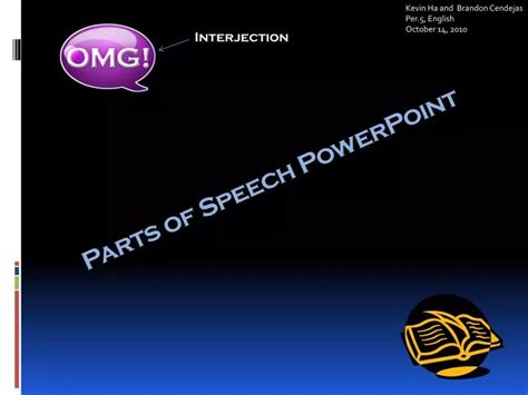 PPT Parts Of Speech PowerPoint PowerPoint Presentation Free Download ID
