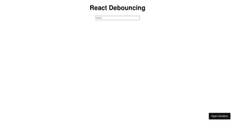 React Codesandbox