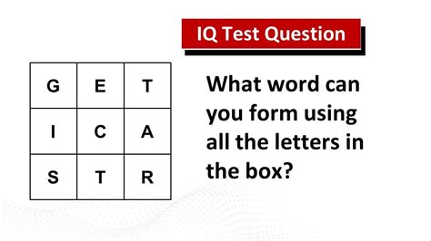 Iq Test Exam With Answers Iq Test Questions And Answers