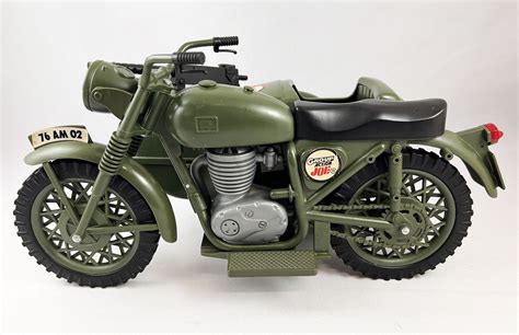 Action Joe Vehicles Sidecar Motorcycle Ceji Ref 2715 Loose