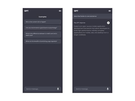 a flutter application that allows users to access the capabilities of gpt
