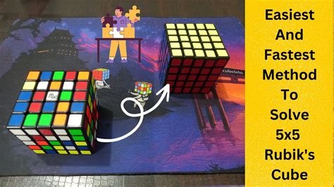 How To Solve 5x5 Rubiks Cube Easiest And The Fastest Way To Solve