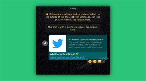 First Look How Reactions In Whatsapp For Ios Will Work 9to5mac