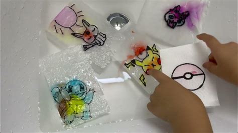 물에 넣으면 색이 나오는 마법종이 만들기 Youtube