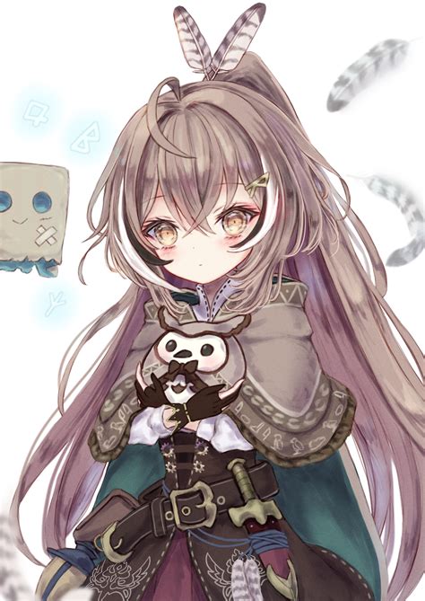 Nanashi Mumei Friend And Hooman Hololive And 1 More Drawn By