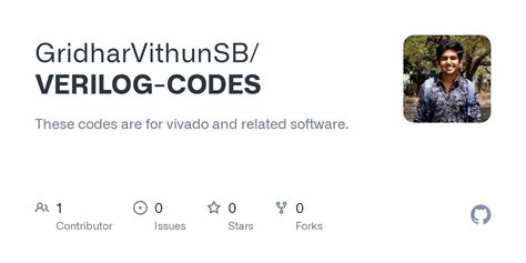 Github Gridharvithunsbverilog Codes These Codes Are For Vivado And