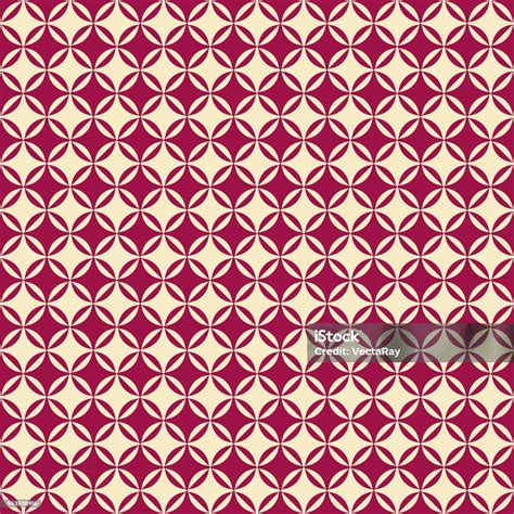 Seamless Vintage Intersecting Circle Pattern Stock Illustration Download Image Now Abstract