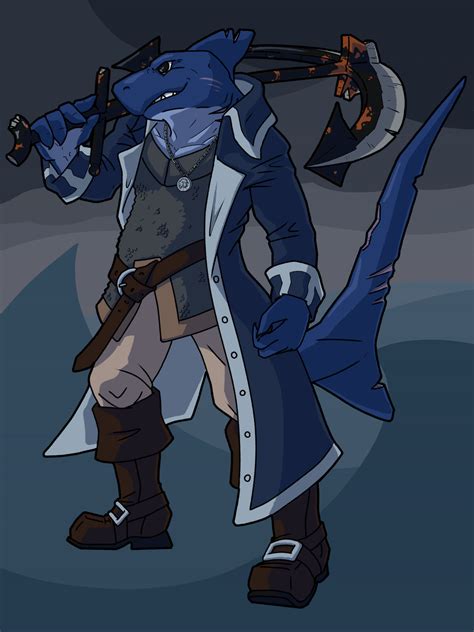 Alex Norton Commission Sharkfolk Cleric