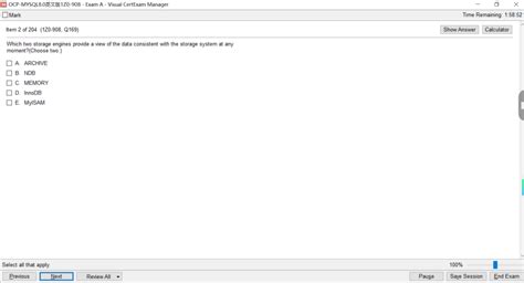mysql 8 0 ocp 1z0 908 考试解析指南 三 终结篇 csdn博客