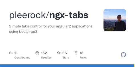 GitHub Pleerock Ngx Tabs Simple Tabs Control For Your Angular Applications Using Bootstrap
