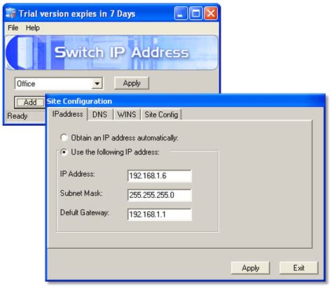 SwitchIP Address IP Tools
