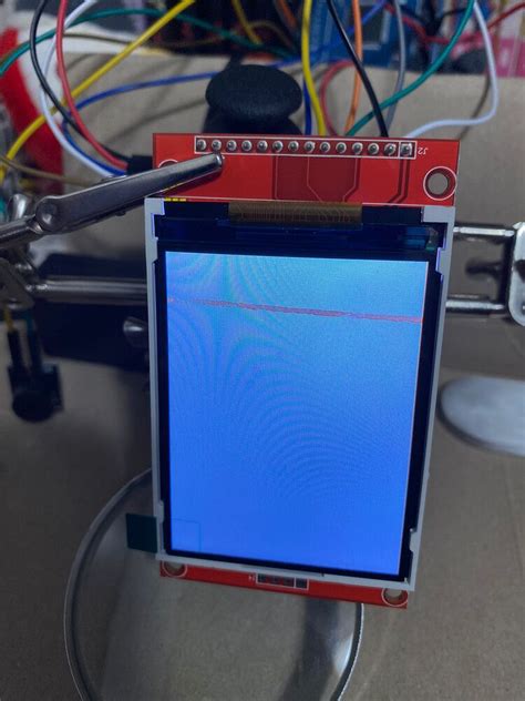 Schermo Bianco Durante Un Semplice Test Del Display Ili9341 Hardware