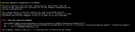 Terraform Import Modulelink Uri Missing In Automation Account Module · Issue 20055