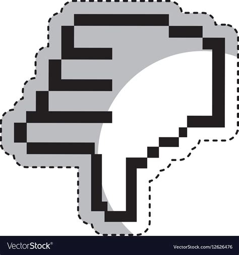 Hand Pointer Cursor Icon Royalty Free Vector Image