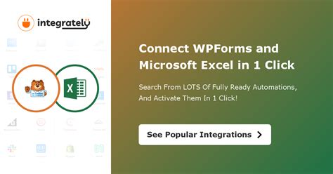 How To Integrate Wpforms And Microsoft Excel 1 Click ️ Integration